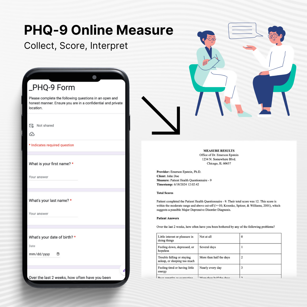 PHQ-9 Google Form with Scoring and Interpretation via Google App Scrip