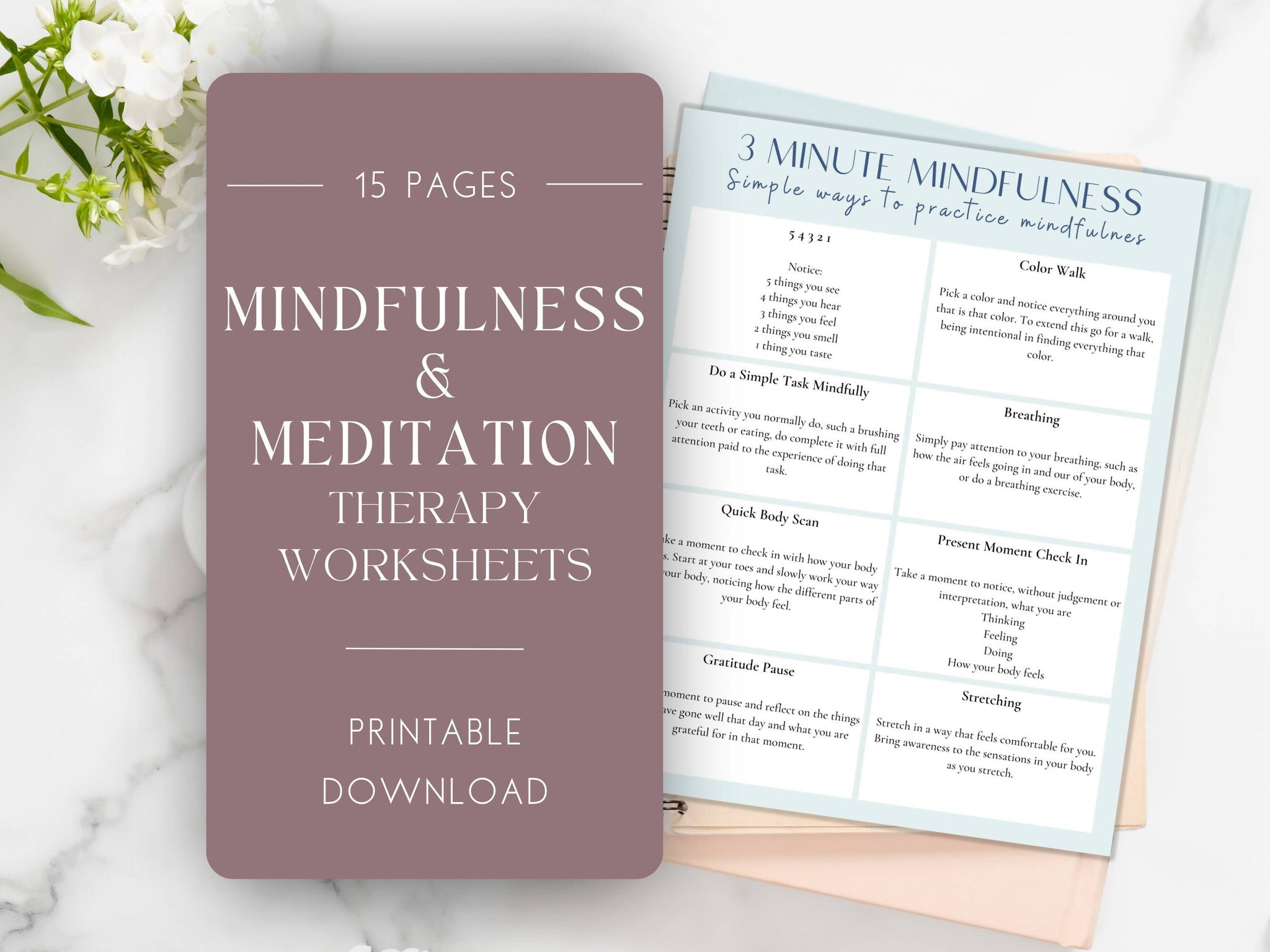 Mindfulness and Meditation Resources | Scripts & Handouts
