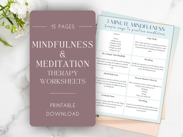 Mindfulness and Meditation Resources | Scripts & Handouts