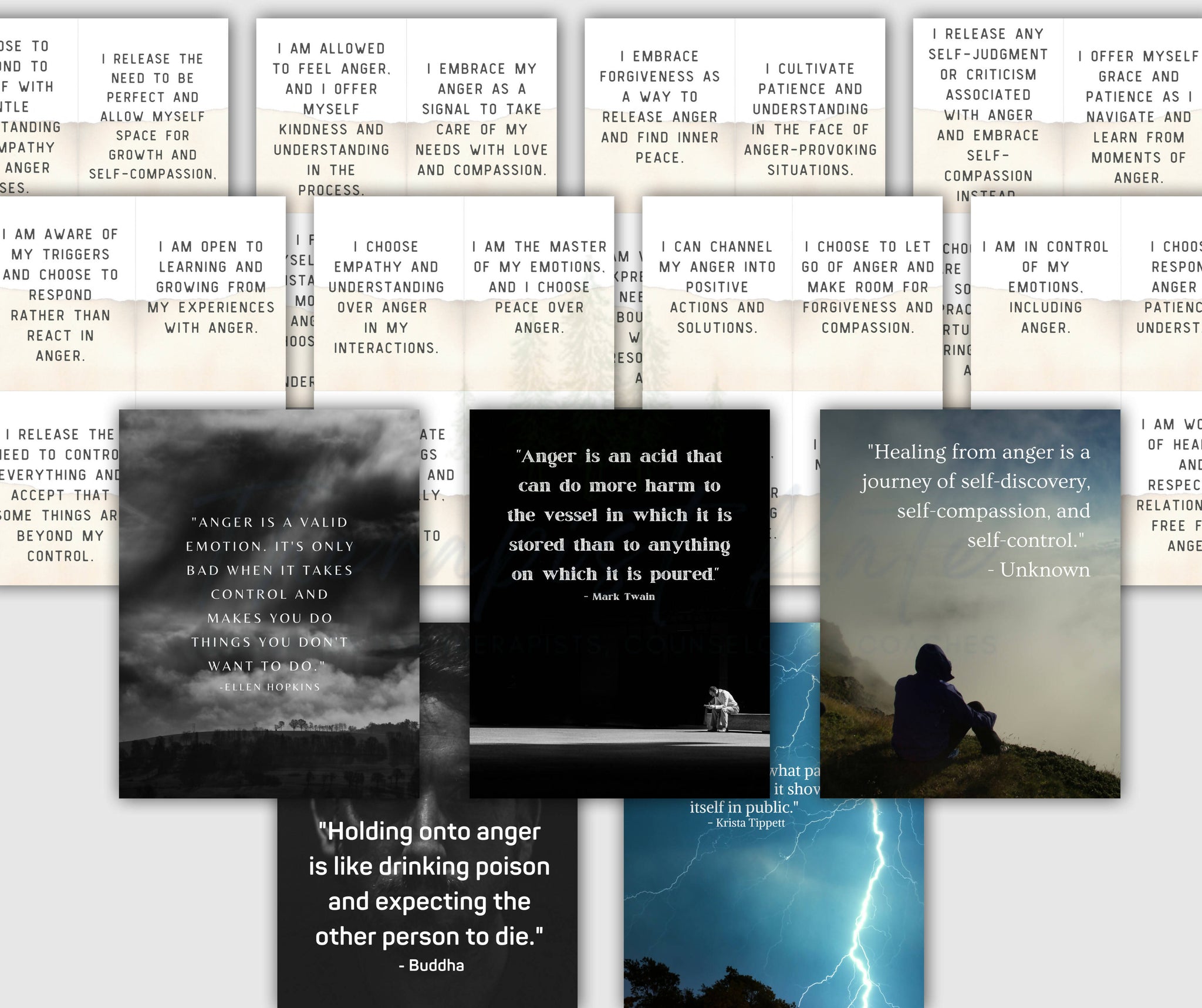 Anger Management Bundle - 75+ Resources for Therapy