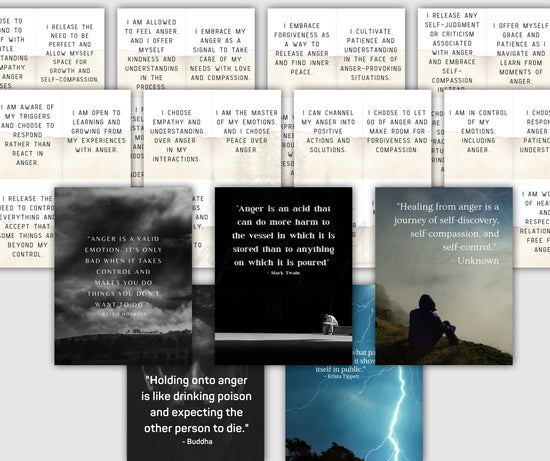 Anger Management Bundle - 75+ Resources for Therapy