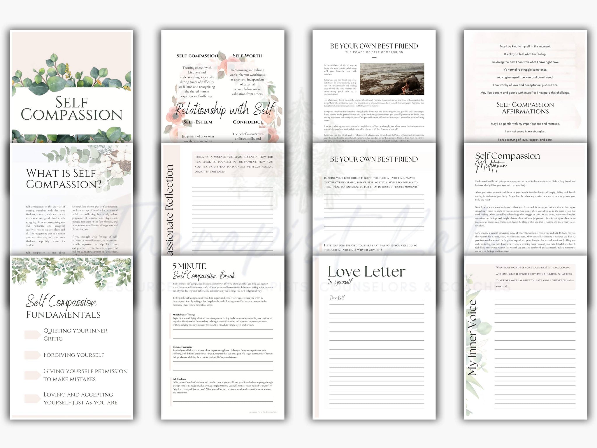 Self Compassion Workbook