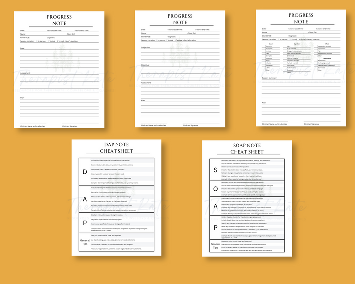 Progress Notes Bundle