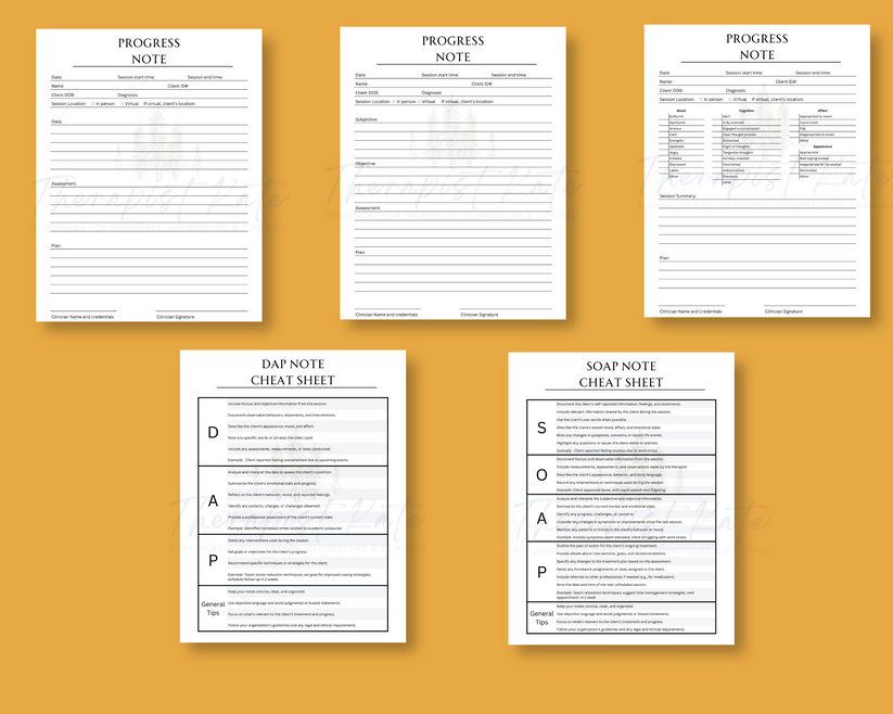 Progress Notes Bundle