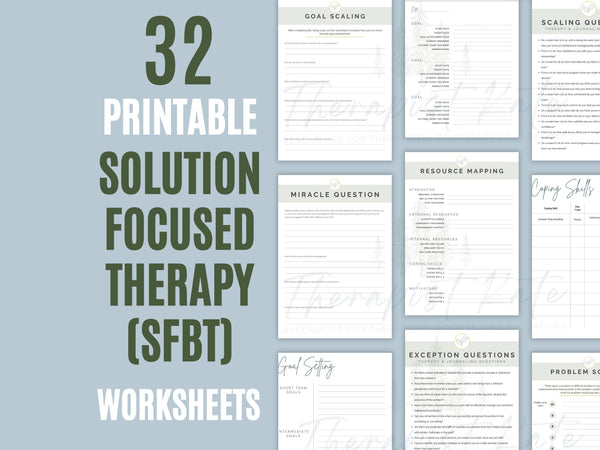 Solution Focused Therapy Bundle