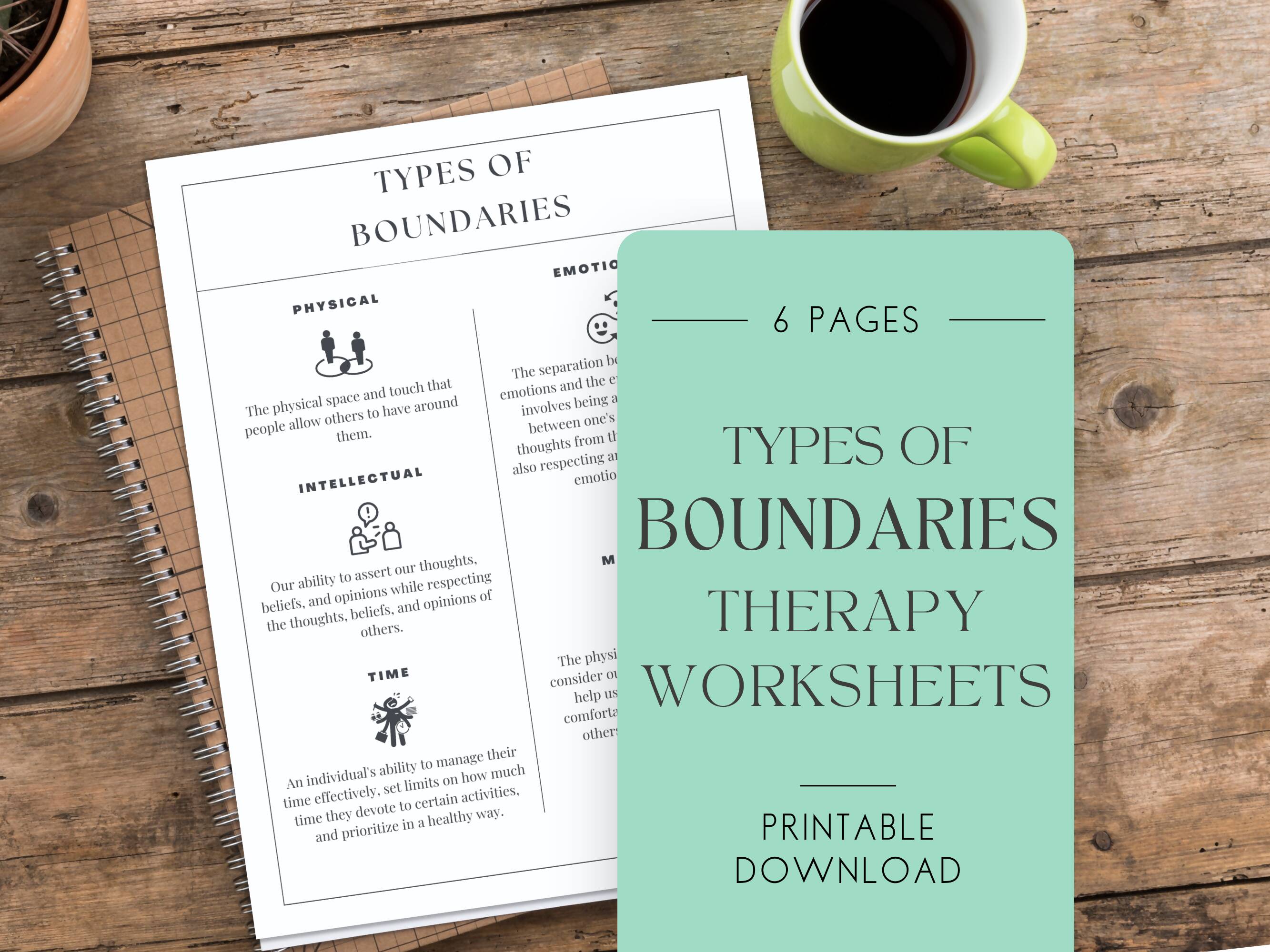 Boundaries Worksheets