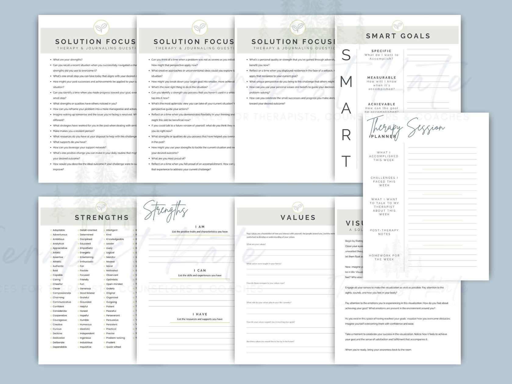 Solution Focused Therapy Bundle