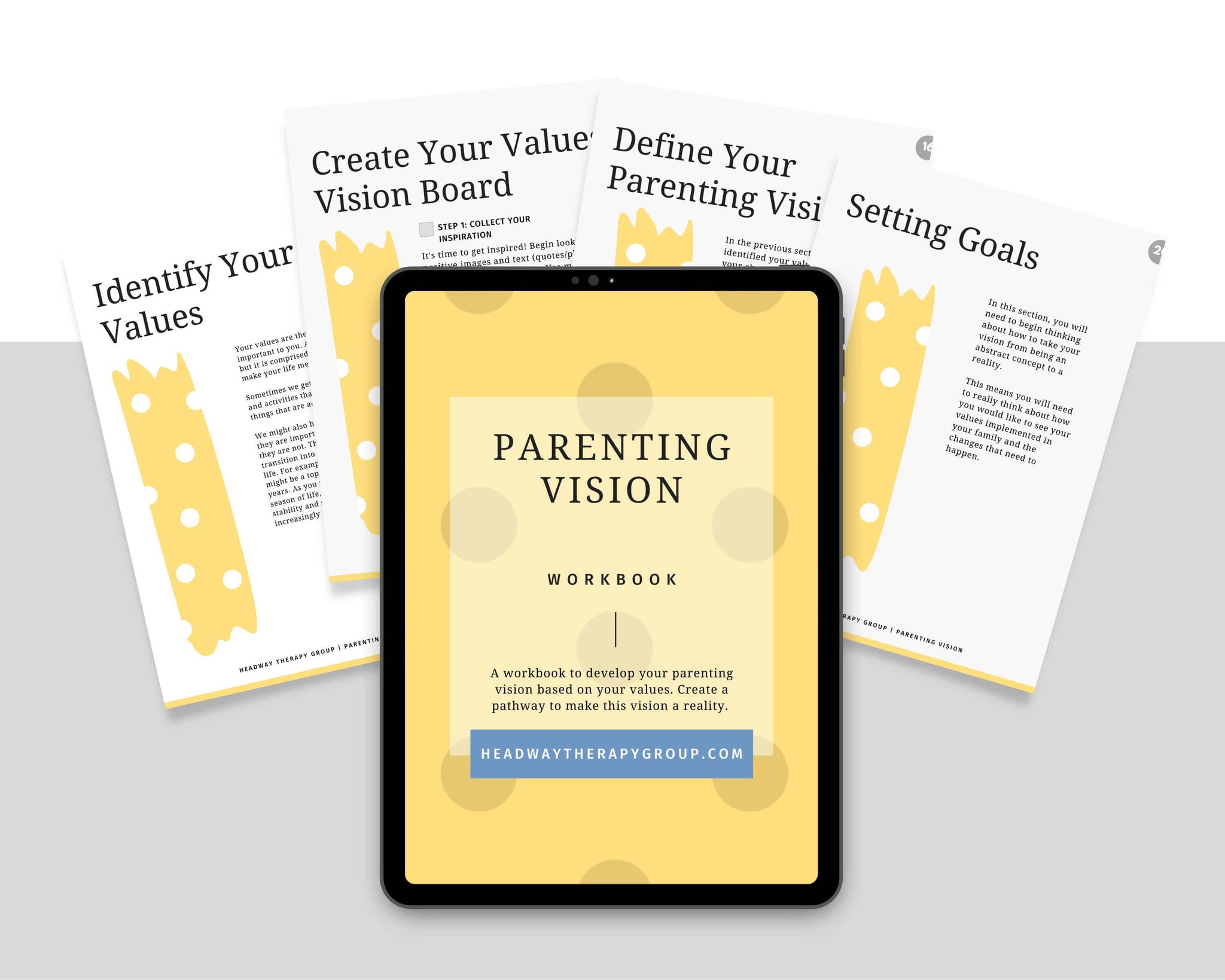 Parenting Vision Workbook to help you parent with values